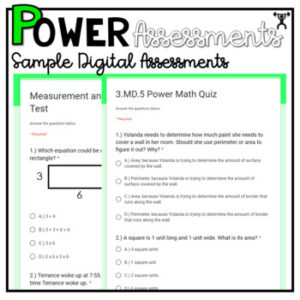 3rd Grade Math Assessments DIGITAL AND PRINT VERSIONS BUNDLE Test Prep ...