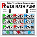 5th Grade Guided Math Reference Mats Place Value Differentiated Work ...