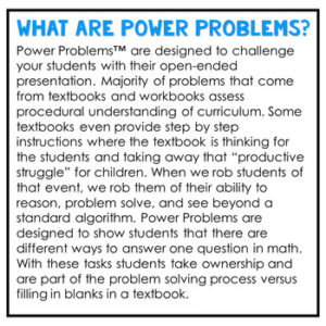 5th Grade Word Problems | Math Spiral Review Algebraic Thinking Power ...